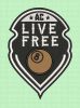 Best AC Live Free Embroidery logo. - Vectoremb