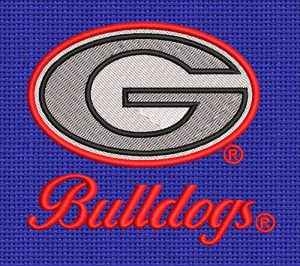 Best Georgia Bulldogs Embroidery logo. - Vectoremb