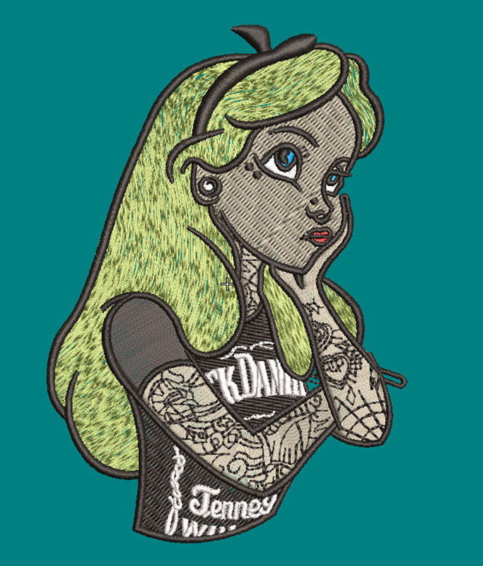Girl Embroidery Logo Archives - Vectoremb