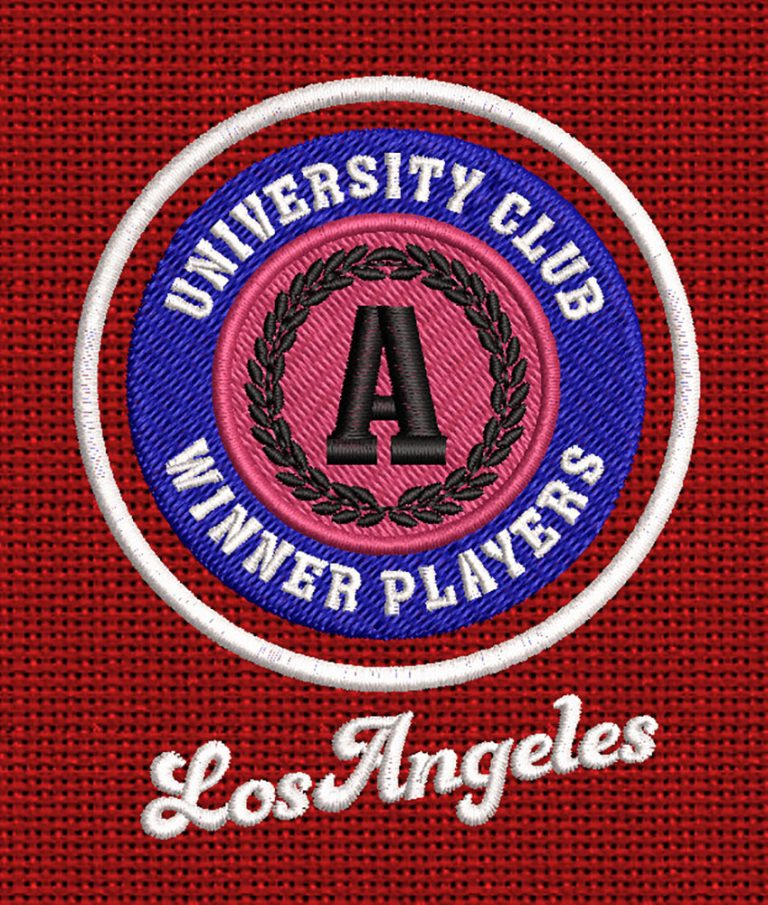 Best University Club Embroidery logo. - Vectoremb