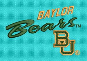 Best Baylor Bears BU Embroidery logo. - Vectoremb