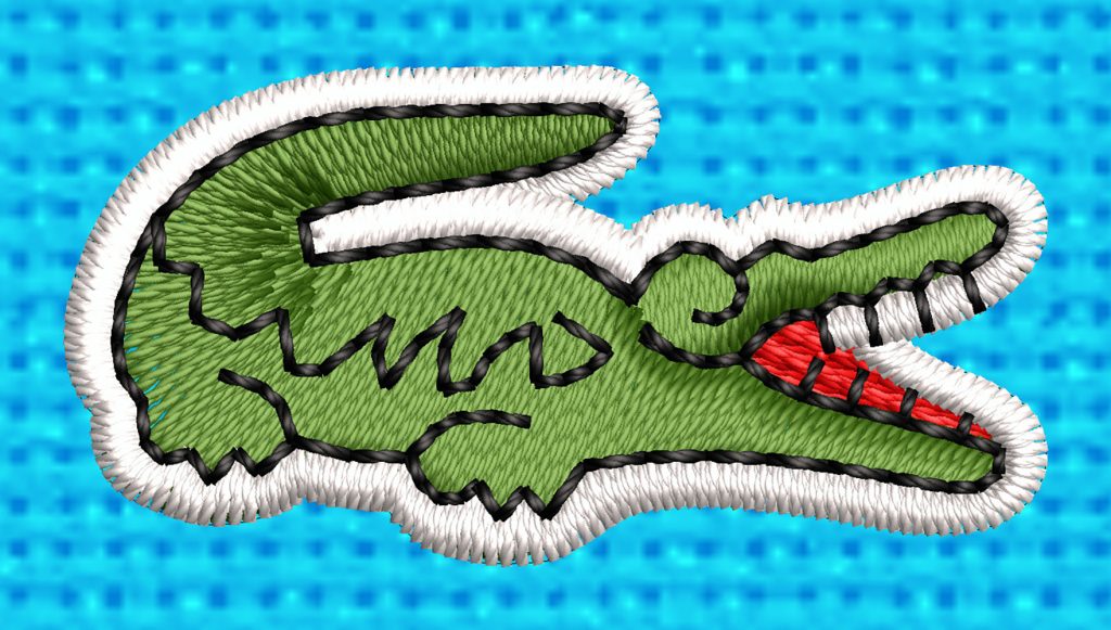 Best Crocodile Embroidery logo. - Vectoremb