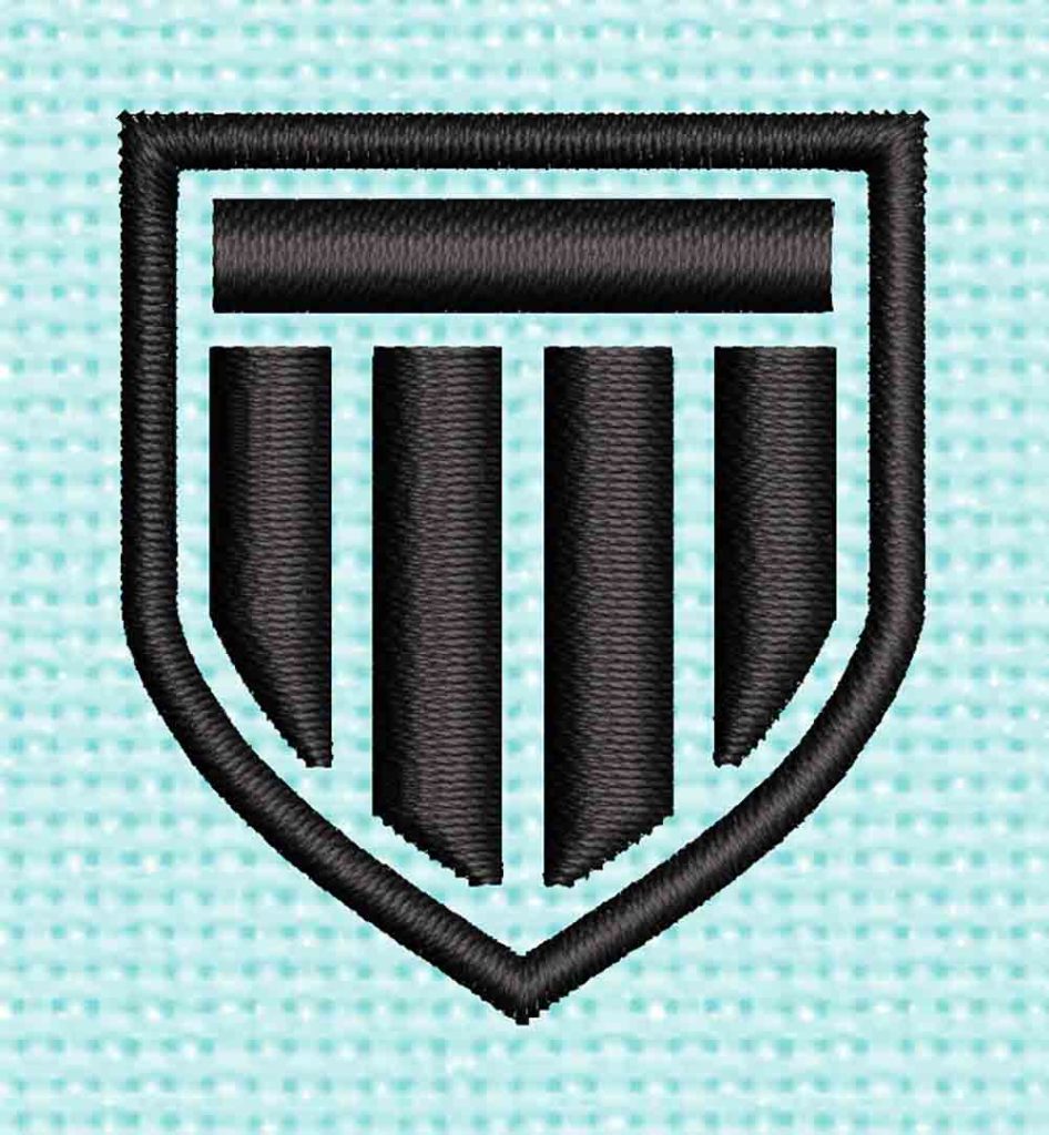 Best USA Shield Embroidery logo. - Vectoremb