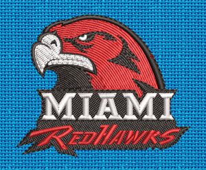 Best Miami Redhawks Embroidery logo. - Vectoremb