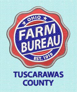 Best Ohio Farm Bureau Embroidery logo. - Vectoremb