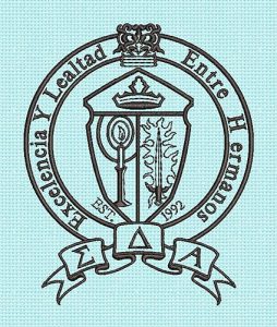 Best Sigma Delta Alpha Embroidery logo. | Vectoremb