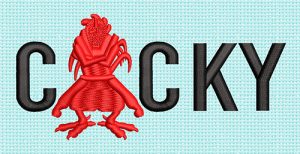 Best Cocky Embroidery logo. - Vectoremb